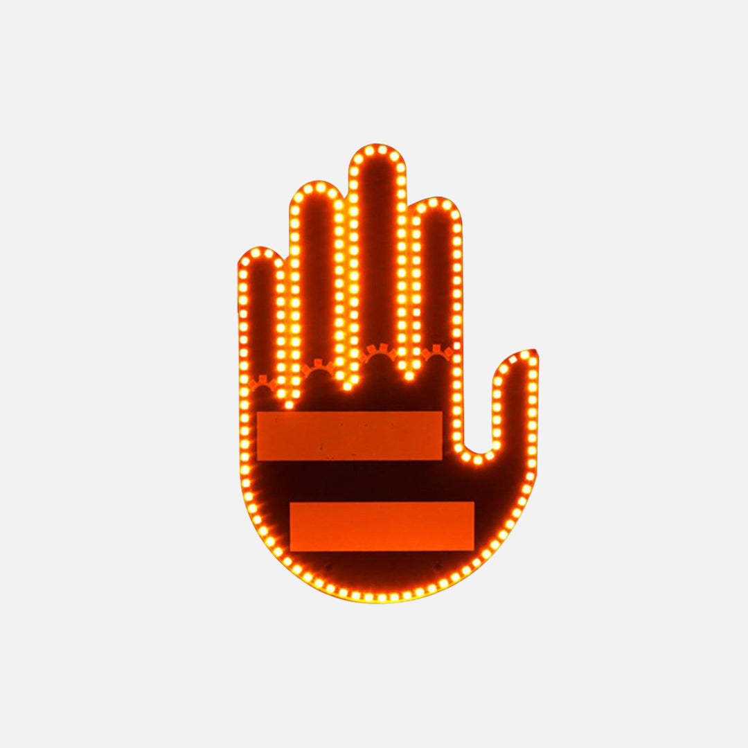 Funny Gesture LED Hand Sign Light for Car – Creckk